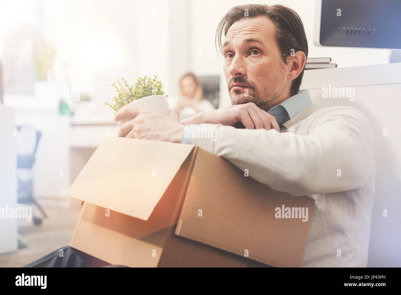 Sad employee hi-res stock photography and images - Alamy