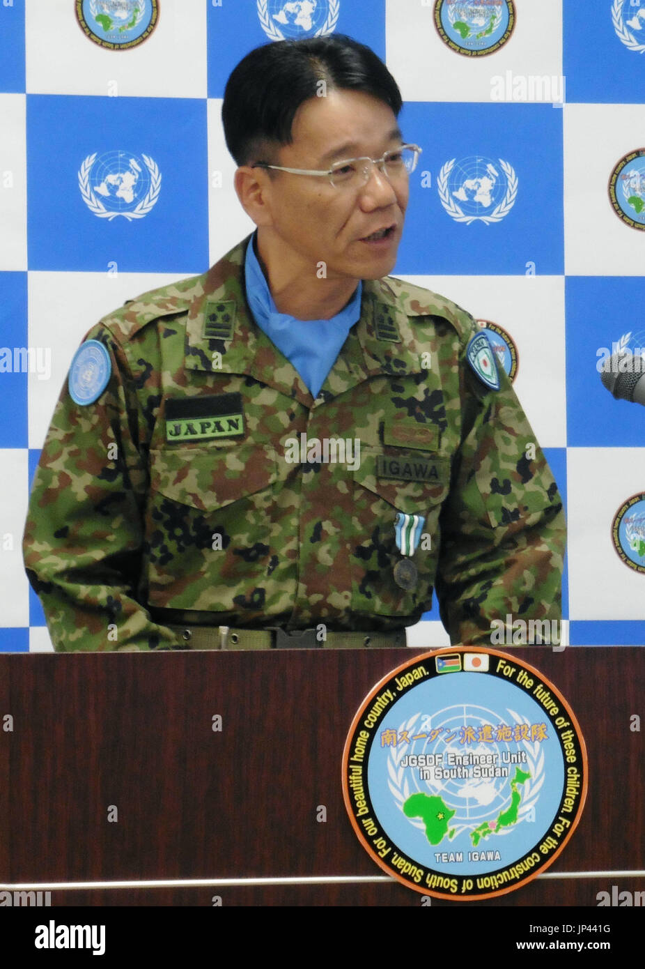 TOKYO, Japan - Japan Ground Self-Defense Force Col. Kenichi Igawa ...
