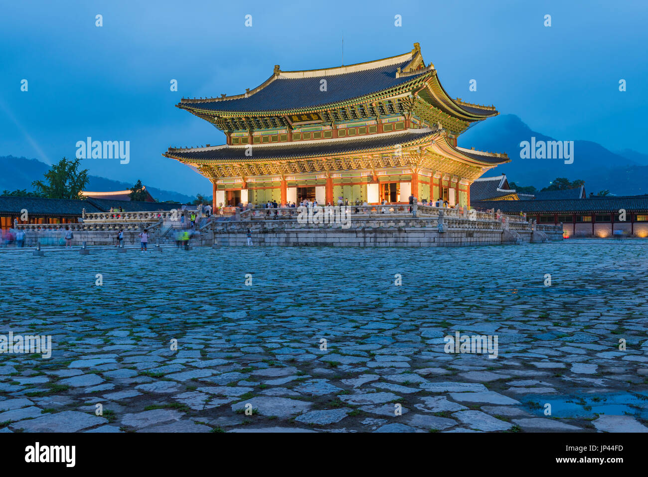 Gyeongbok palace in Seoul City, South Korea Stock Photo - Alamy