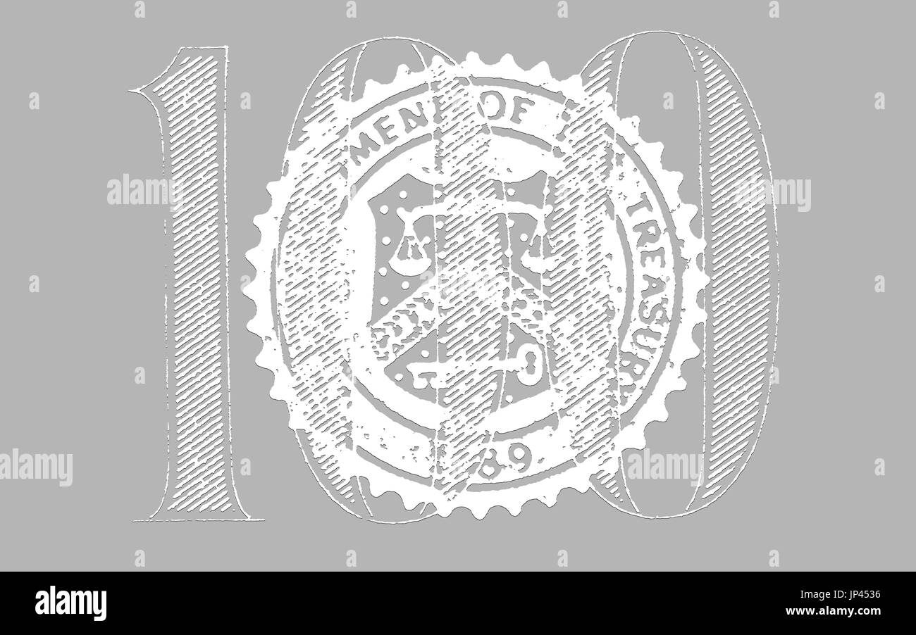 100 Dollar Bill Black and White Stock Photos & Images - Alamy