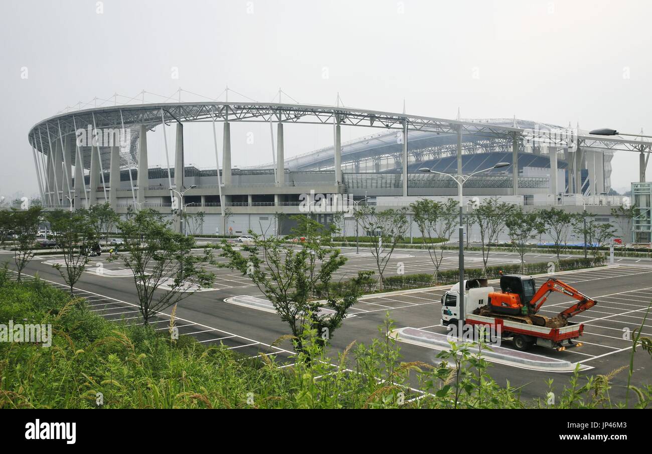 INCHEON, South Korea - The main stadium for the 2014 Asian Games in ...