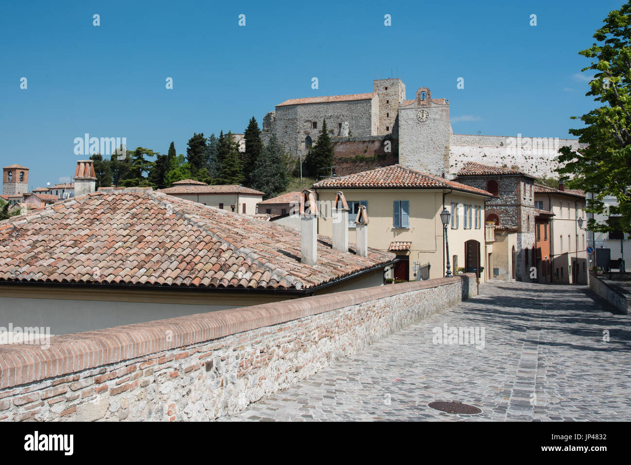 Montebello rimini italy castle hi-res stock photography and images - Alamy