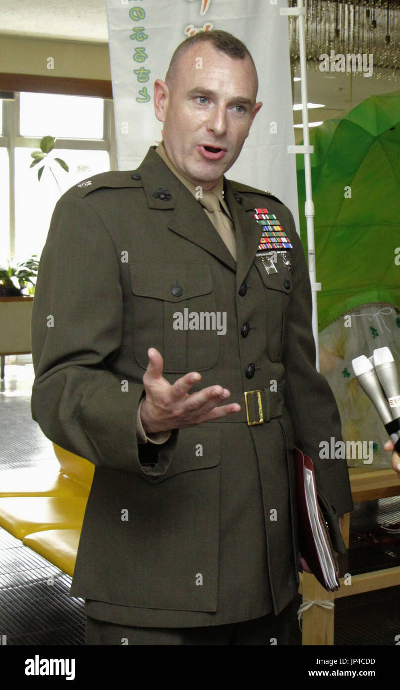 SENDAI, Japan - U.S. Lieutenant Colonel Neil Owens, commanding officer ...