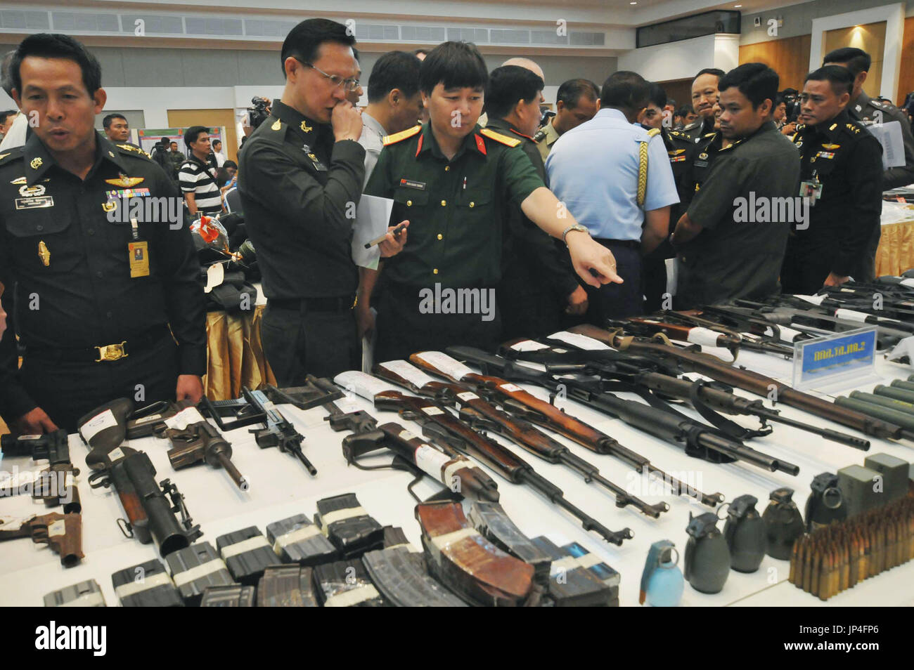 BANGKOK, Thailand - Thailand's military government exhibits in Bangkok ...