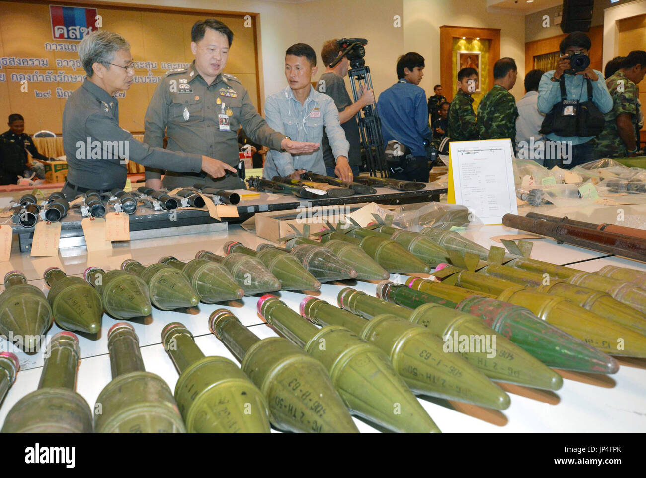 BANGKOK, Thailand - Thailand's military government exhibits in Bangkok ...