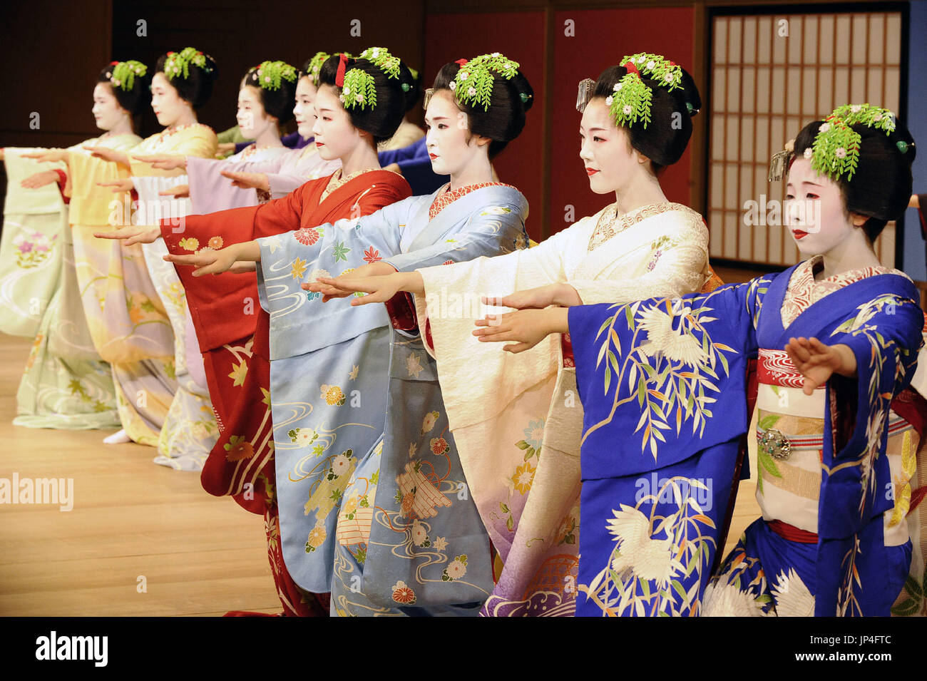 KYOTO, Japan - Traditional professional "maiko" and "geiko ...