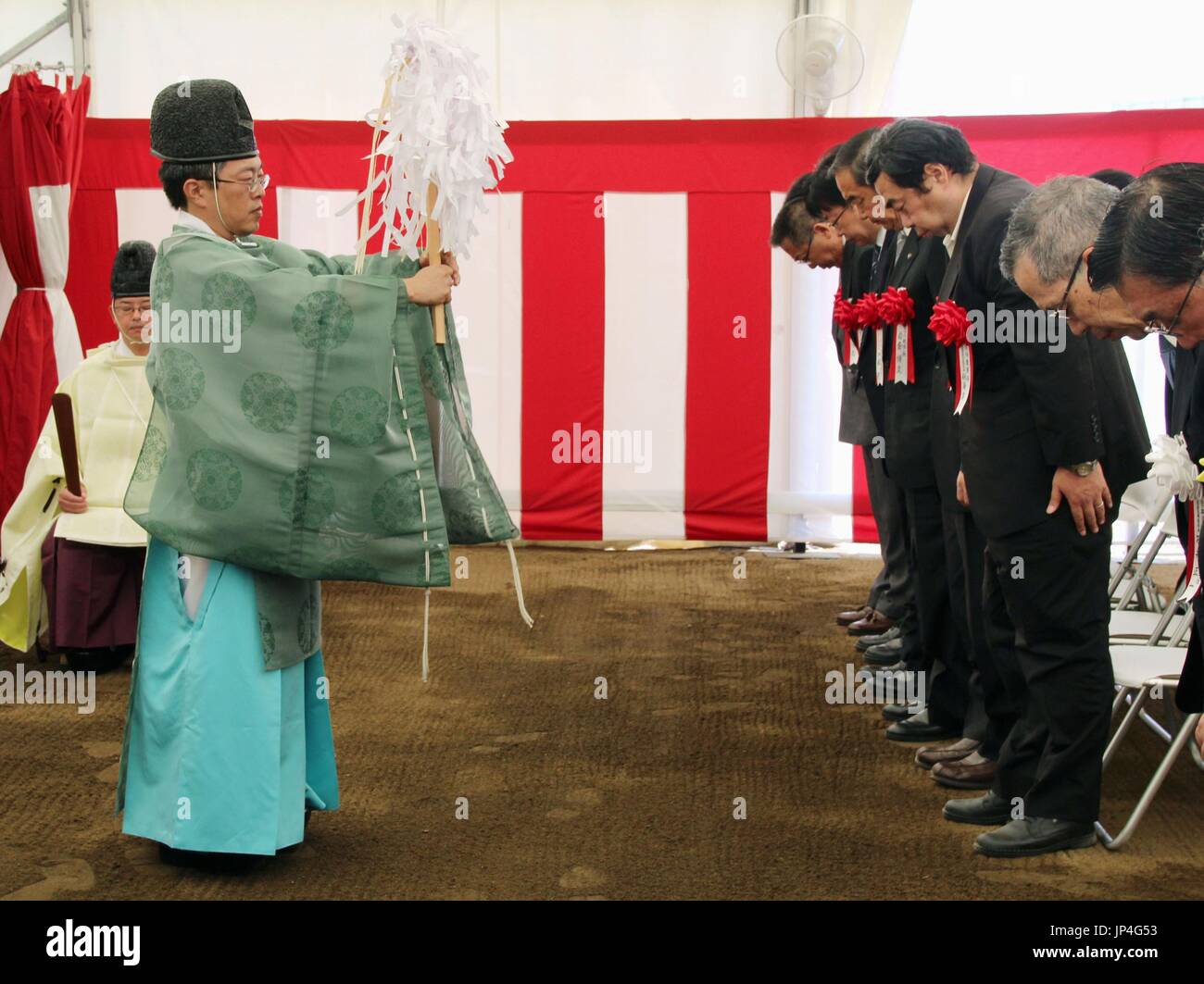 SAPPORO, Japan - A groundbreaking ceremony for a large-scale test ...