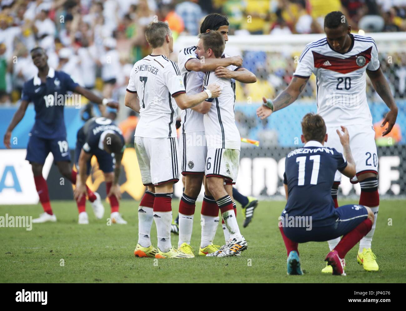 RIO DE JANEIRO, Brazil - Germany defender Jerome Boateng (20) consoles ...