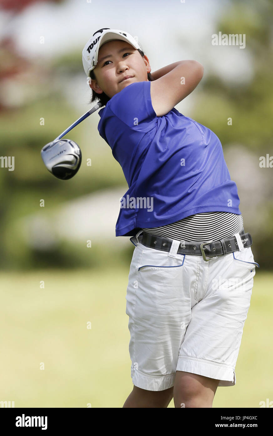 ISHINOMAKI, Japan - Amu Hiratsuka, a 14-year-old golfer and 2011 ...