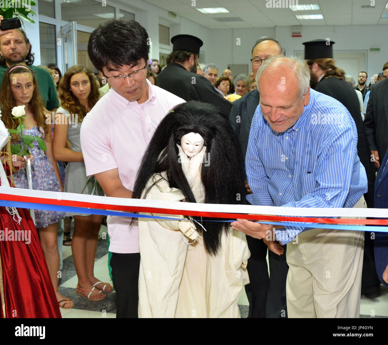 LEFKADA, Greece - A Seiwa Bunraku puppet from Kumamoto Prefecture ...
