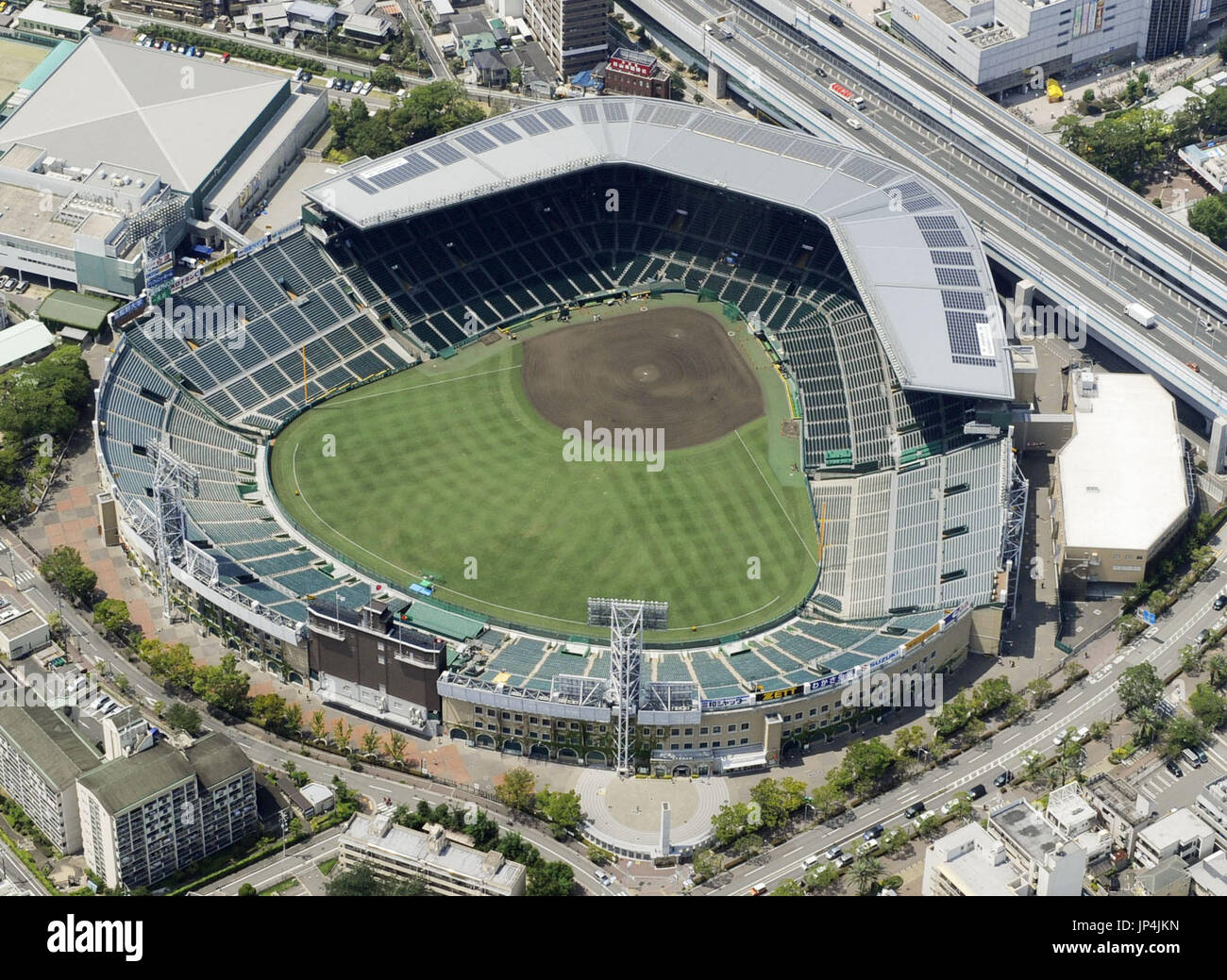 NISHINOMIYA, Japan - Koshien Stadium in Nishinomiya, Hyogo Prefecture ...