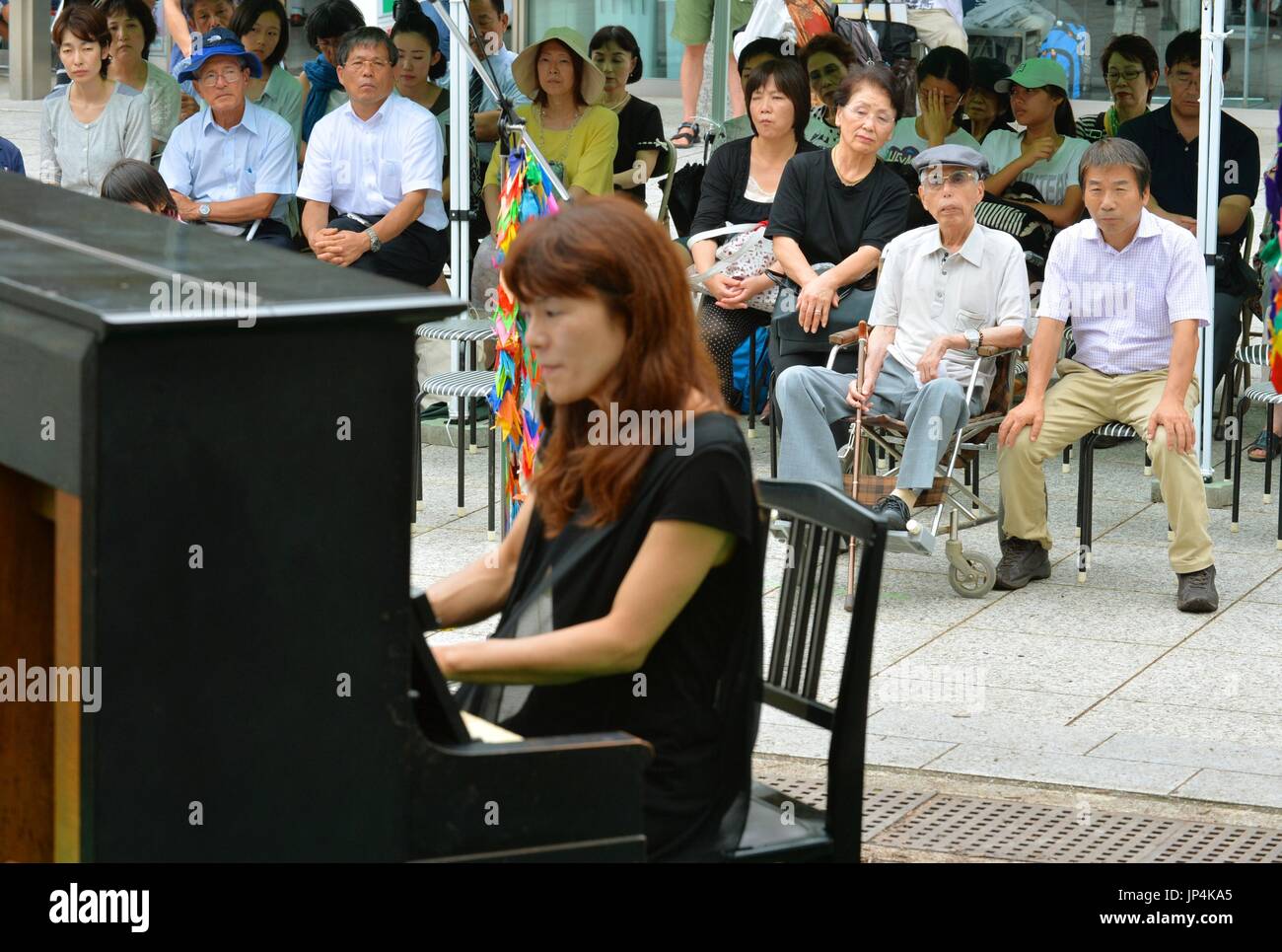 HIROSHIMA, Japan - A piano owned by atomic bomb survivor Morio Iwata ...