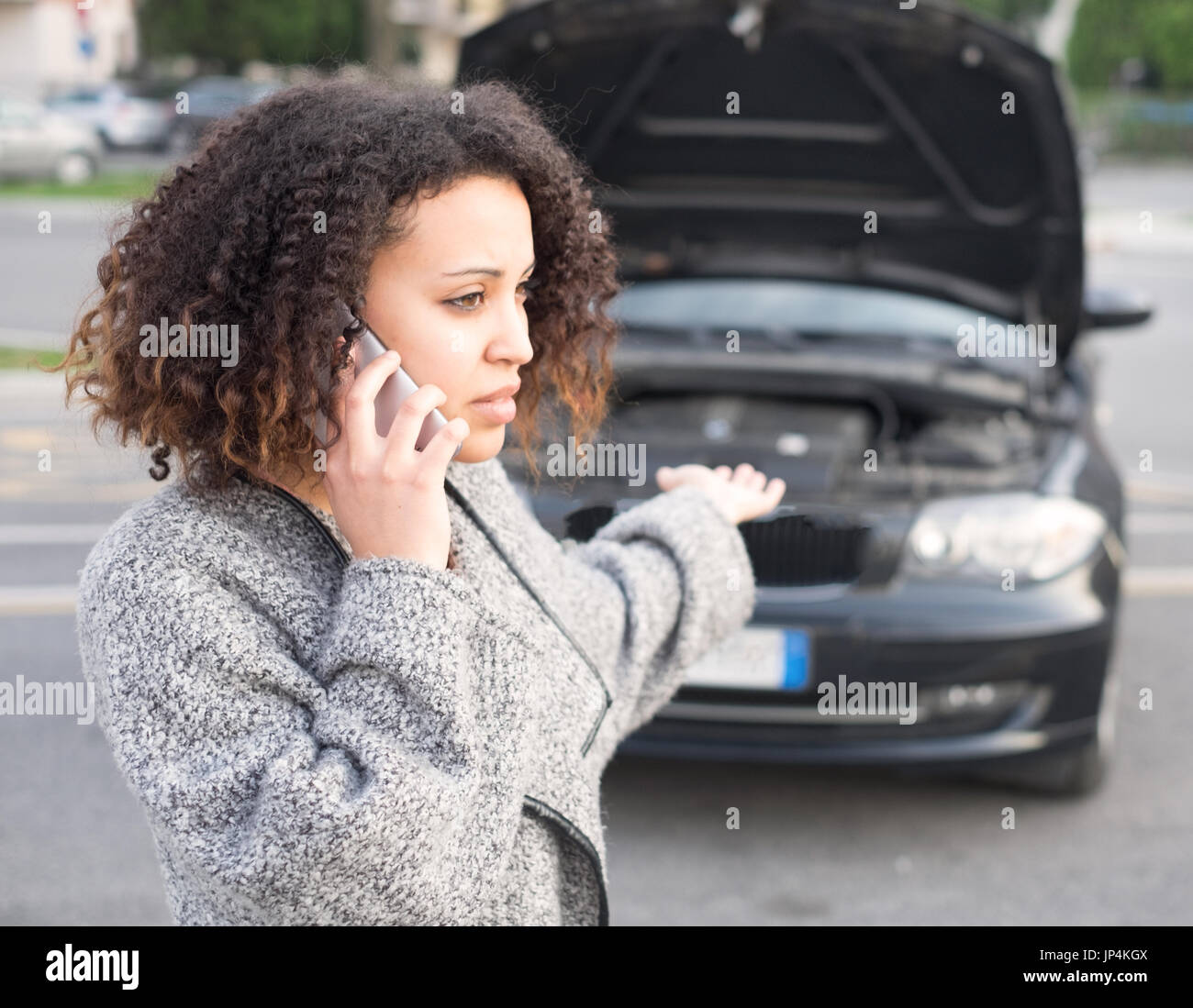 Breakdown worried hi-res stock photography and images - Alamy