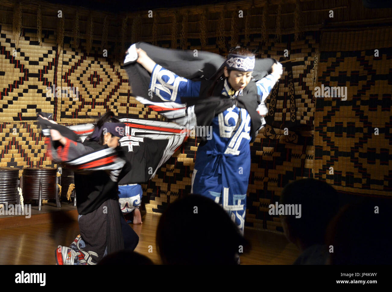 SAPPORO, Japan - Women perform a traditional dance of the indigenous ...