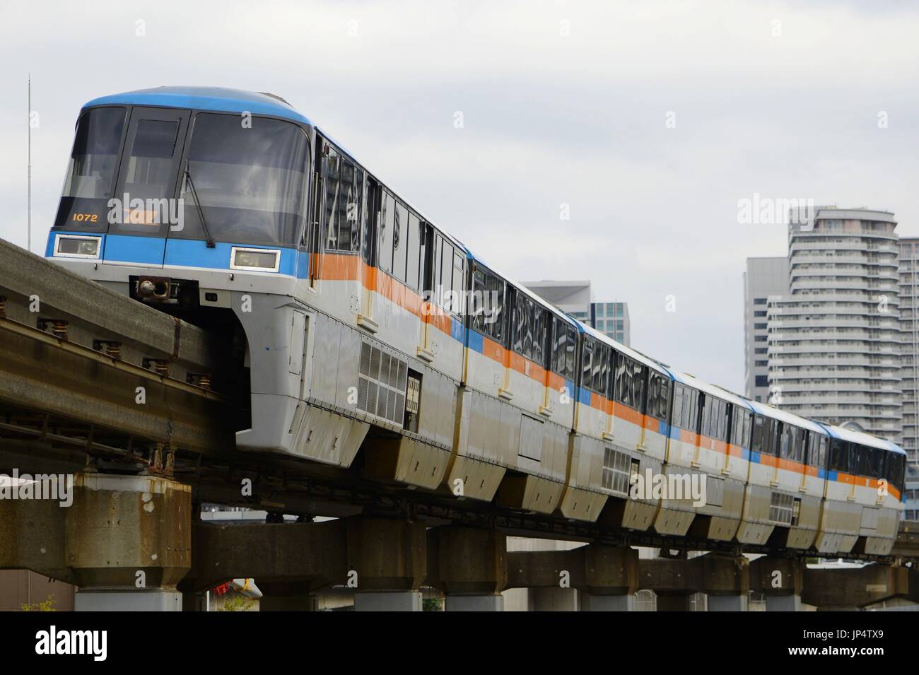 TOKYO, Japan - The Tokyo Monorail cars introduced in 2000 run as part ...