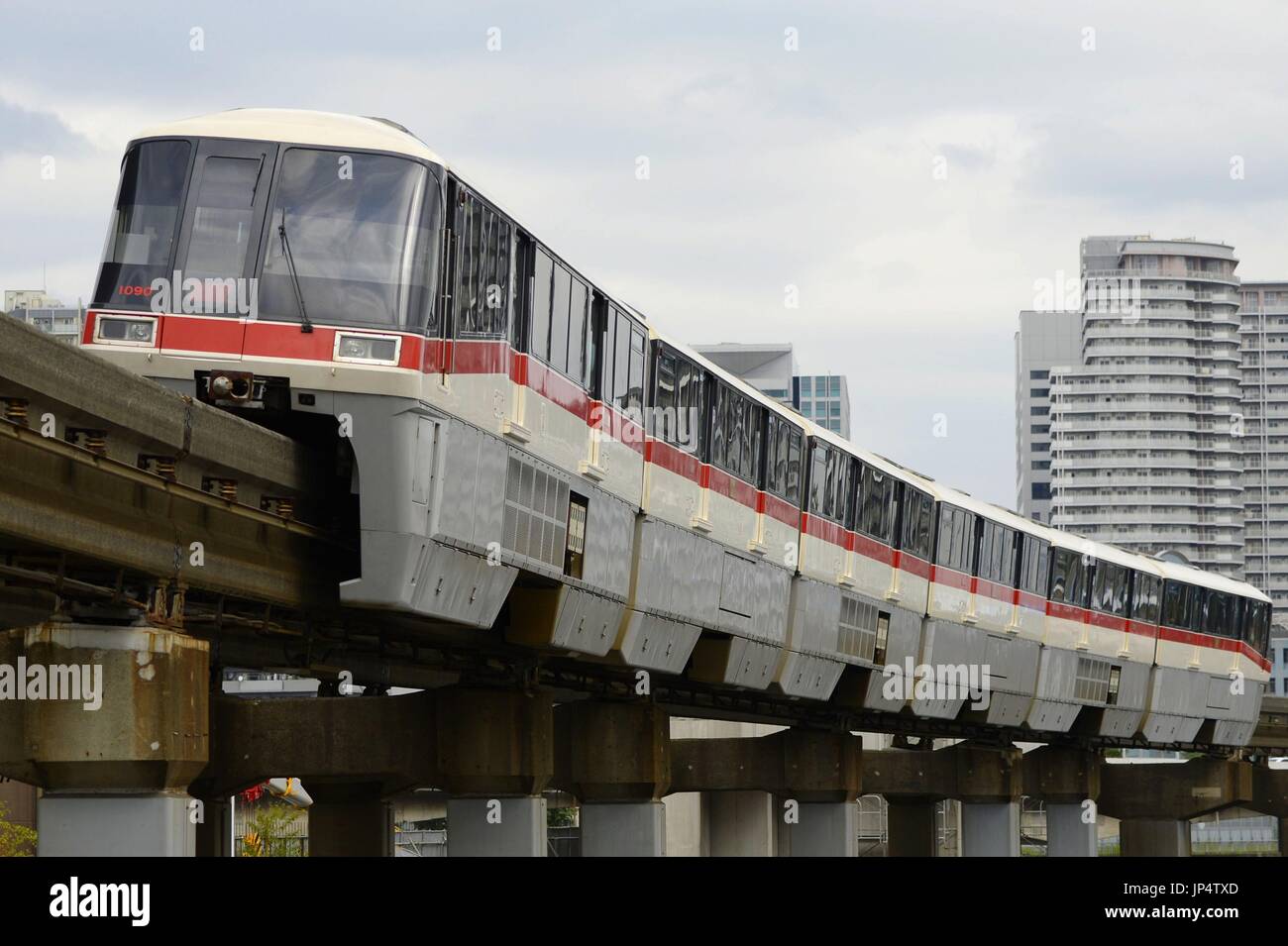 TOKYO, Japan - Rail cars painted to reproduce the 1000 series Tokyo ...