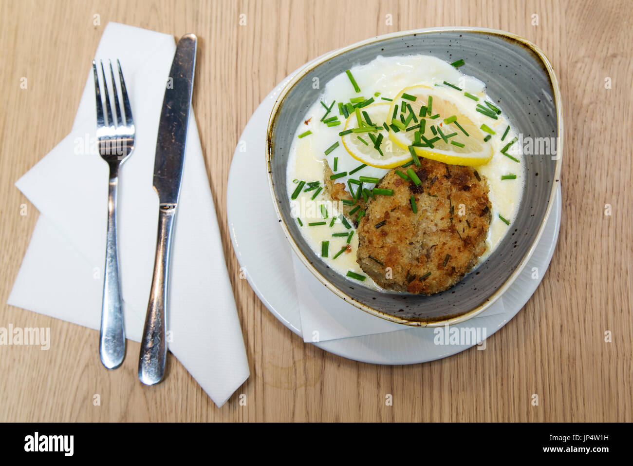 Square fish cake hi-res stock photography and images - Alamy