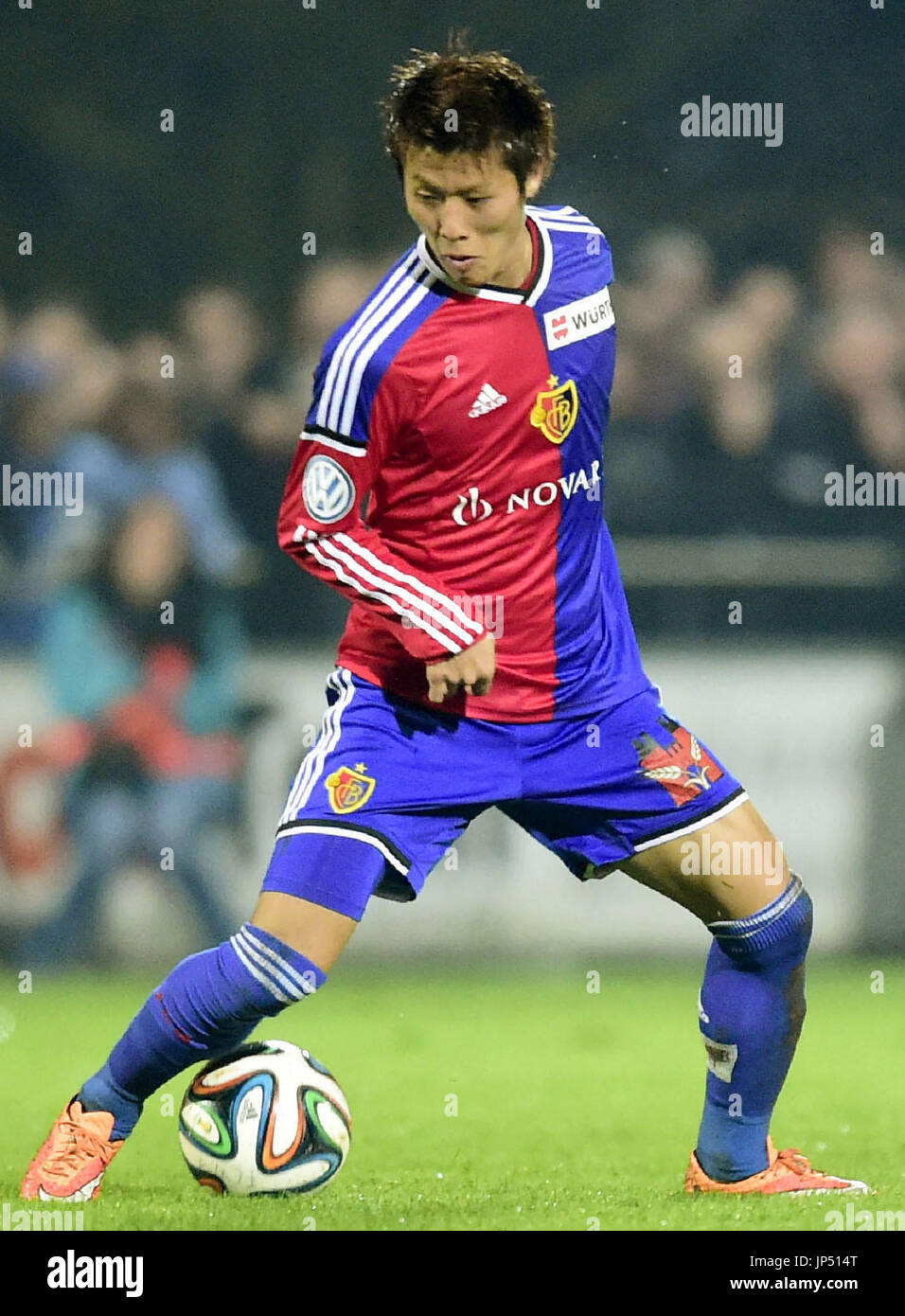 WOHLEN, Switzerland - Japanese striker Yoichiro Kakitani of FC Basel ...