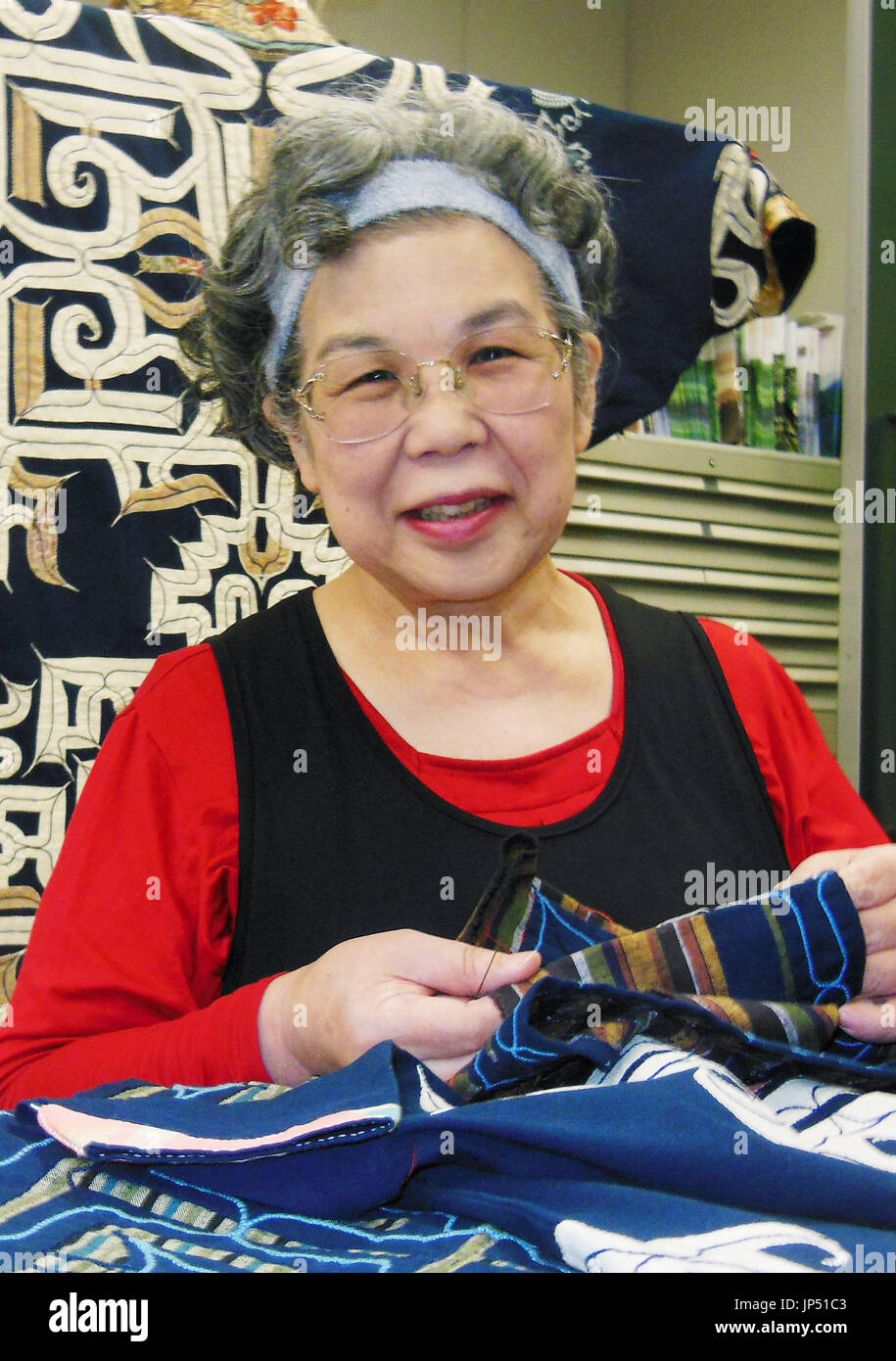 SAPPORO, Japan - Photo shows Nobuko Tsuda, a 68-year-old curator of the ...