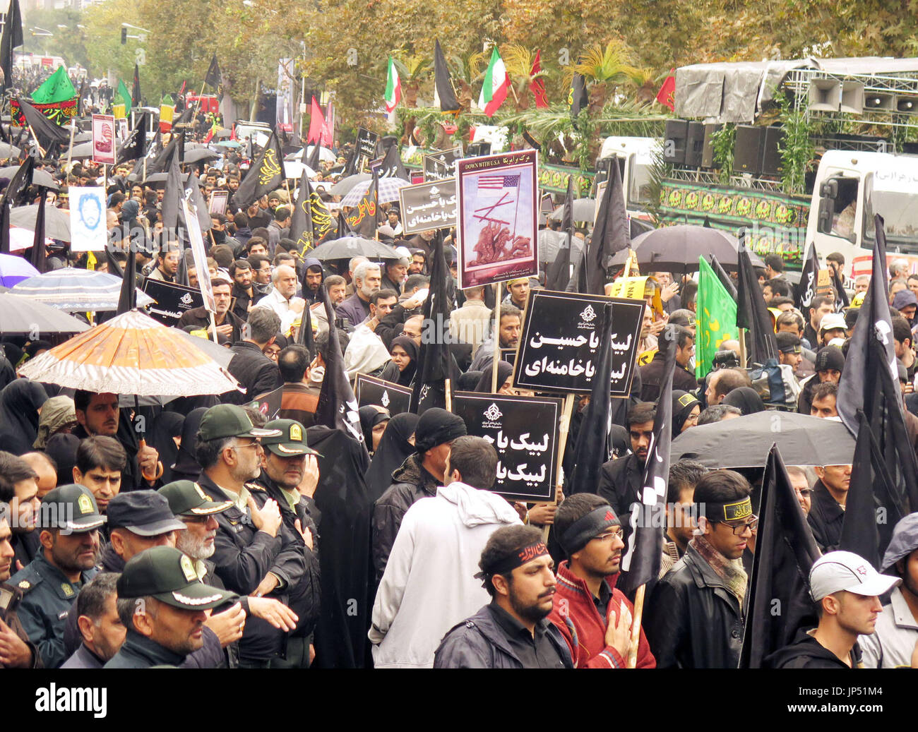 TEHRAN, Iran - Iranian citizens gather for an anti-U.S. rally held in ...