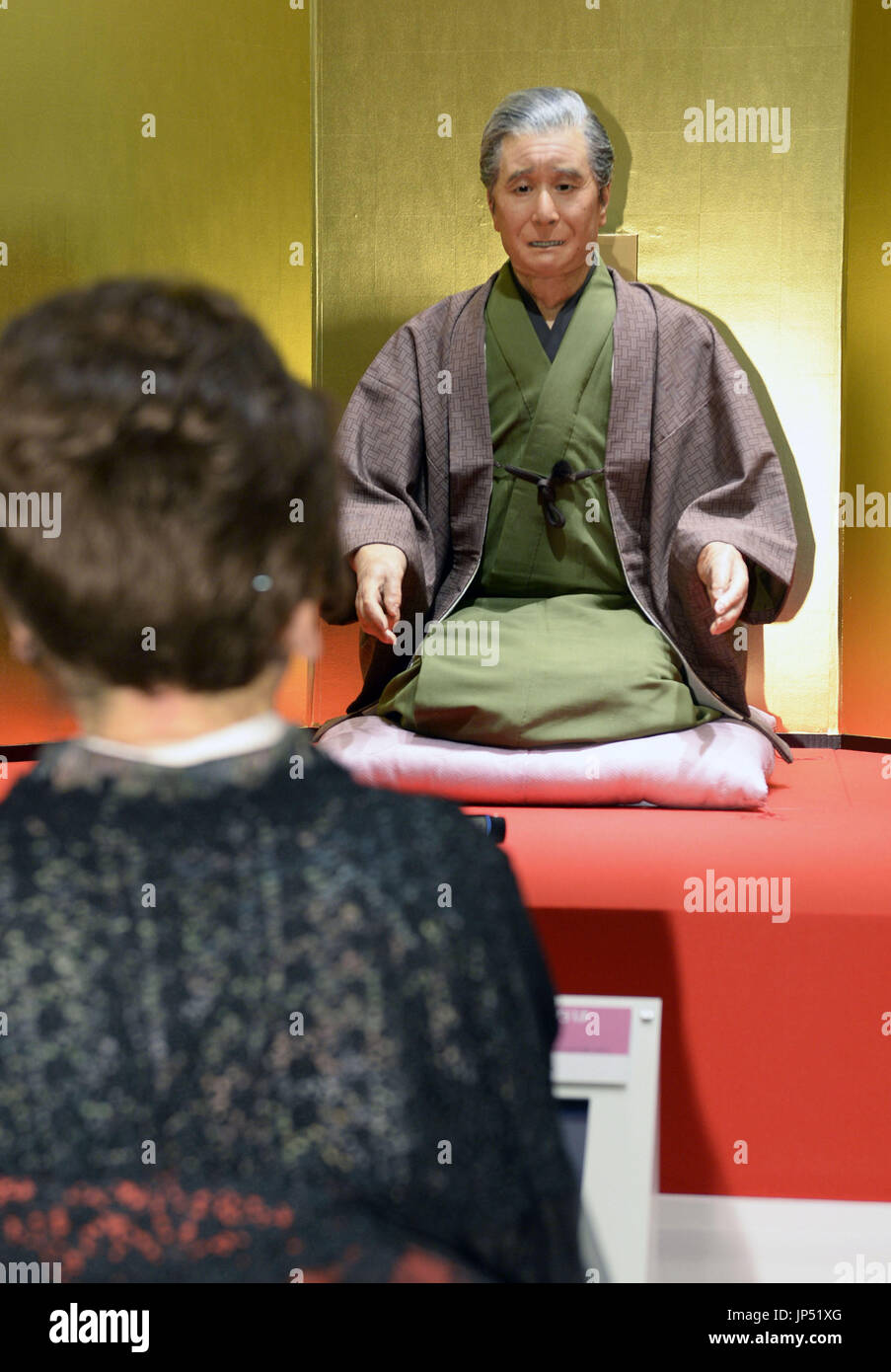 OSAKA, Japan - An android made to look like Katsura Beicho, a legendary ...