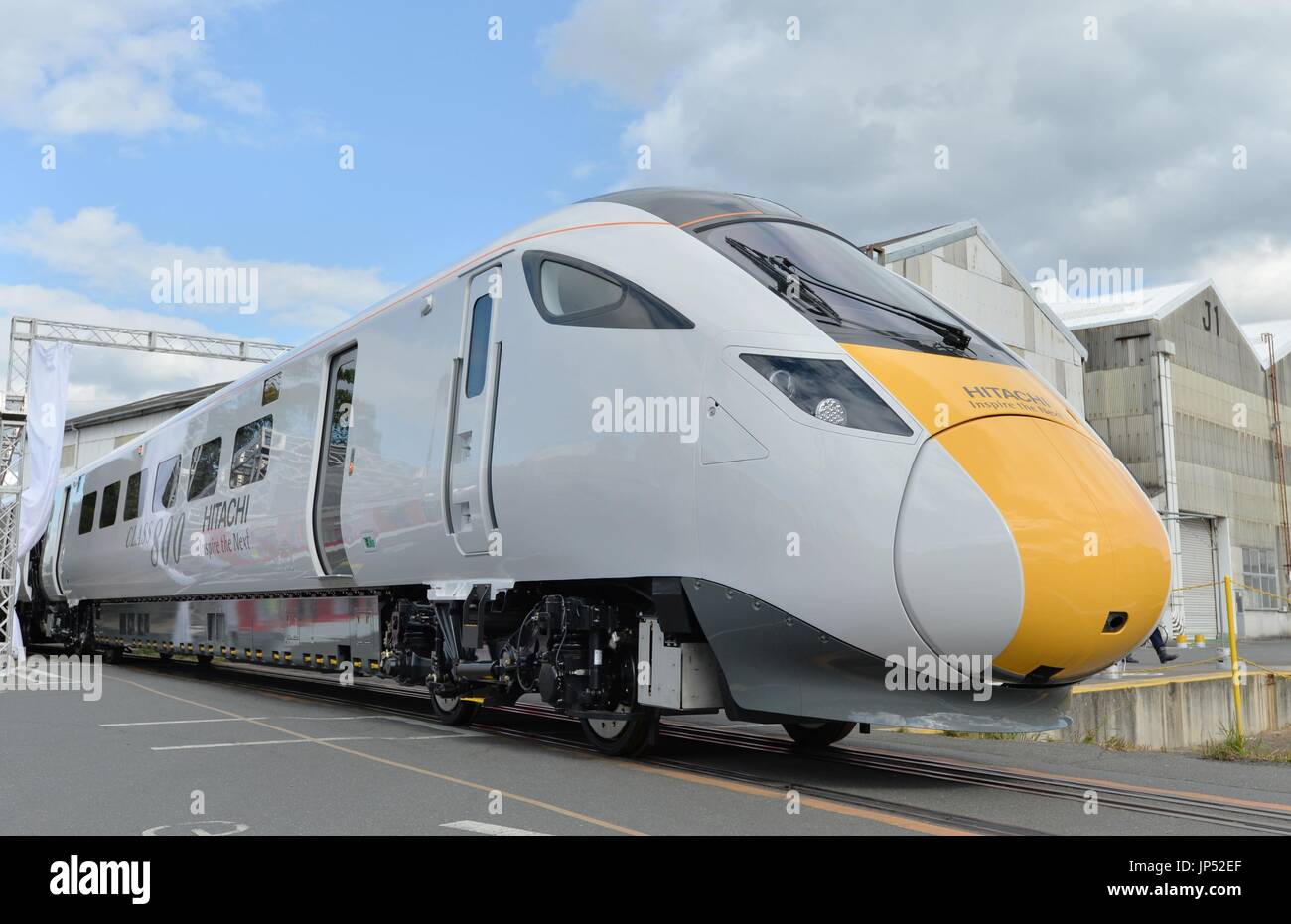 KUDAMATSU, Japan - The first pre-series in Britain's Intercity Express ...