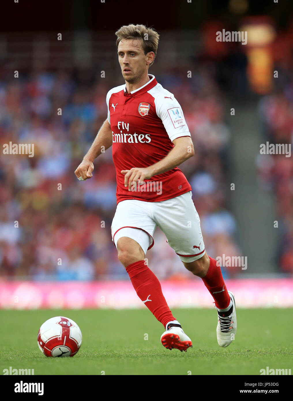 Nacho Monreal, Arsenal Stock Photo - Alamy
