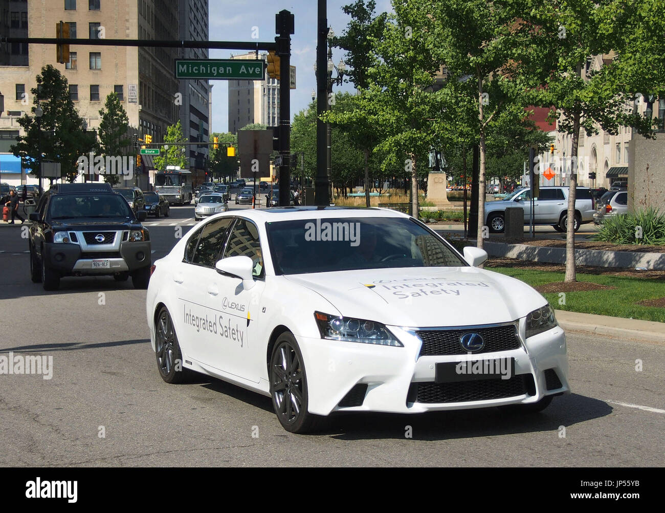 DETROIT, United States - Toyota Motor Corp.'s prototype car equipped ...