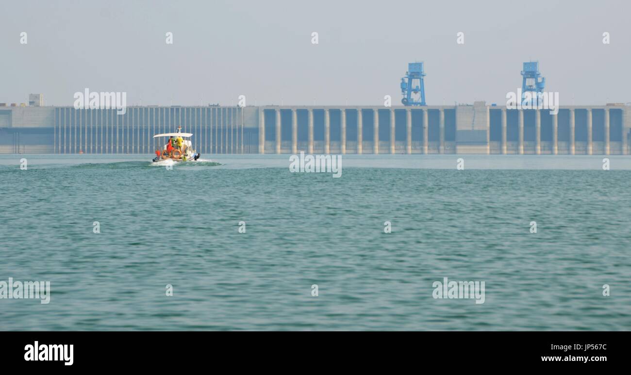 BEIJING, China - The Danjiangkou Reservoir in the eastern Chinese ...
