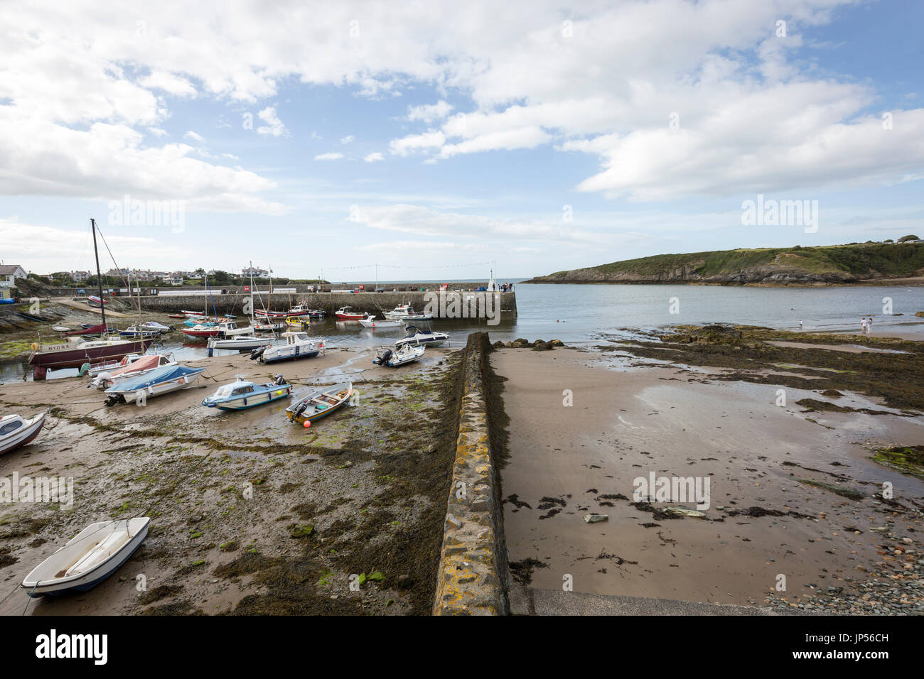 Cemaes, Anglesey , Wales Stock Photo - Alamy