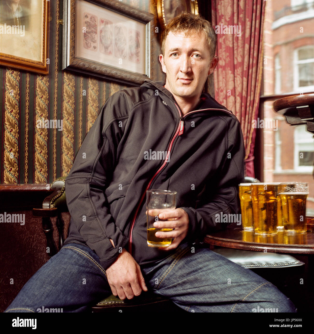 Ralph Ineson an English actor photographed in London, England Stock ...