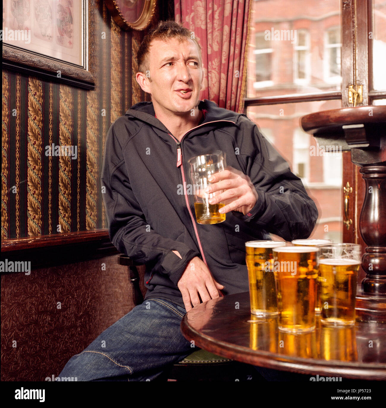 Ralph Ineson an English actor photographed in London, England Stock ...