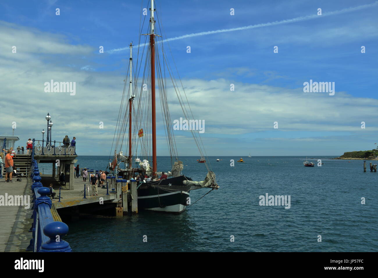 Tall ship Moonfleet,Swanage,Dorset,UK Stock Photo - Alamy