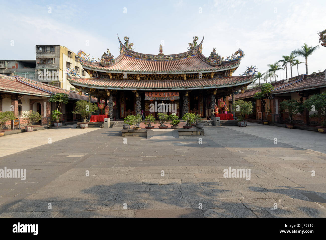 Taipei, Taiwan - April 6, 2017: Dalongdong Baoan Temple also known as ...