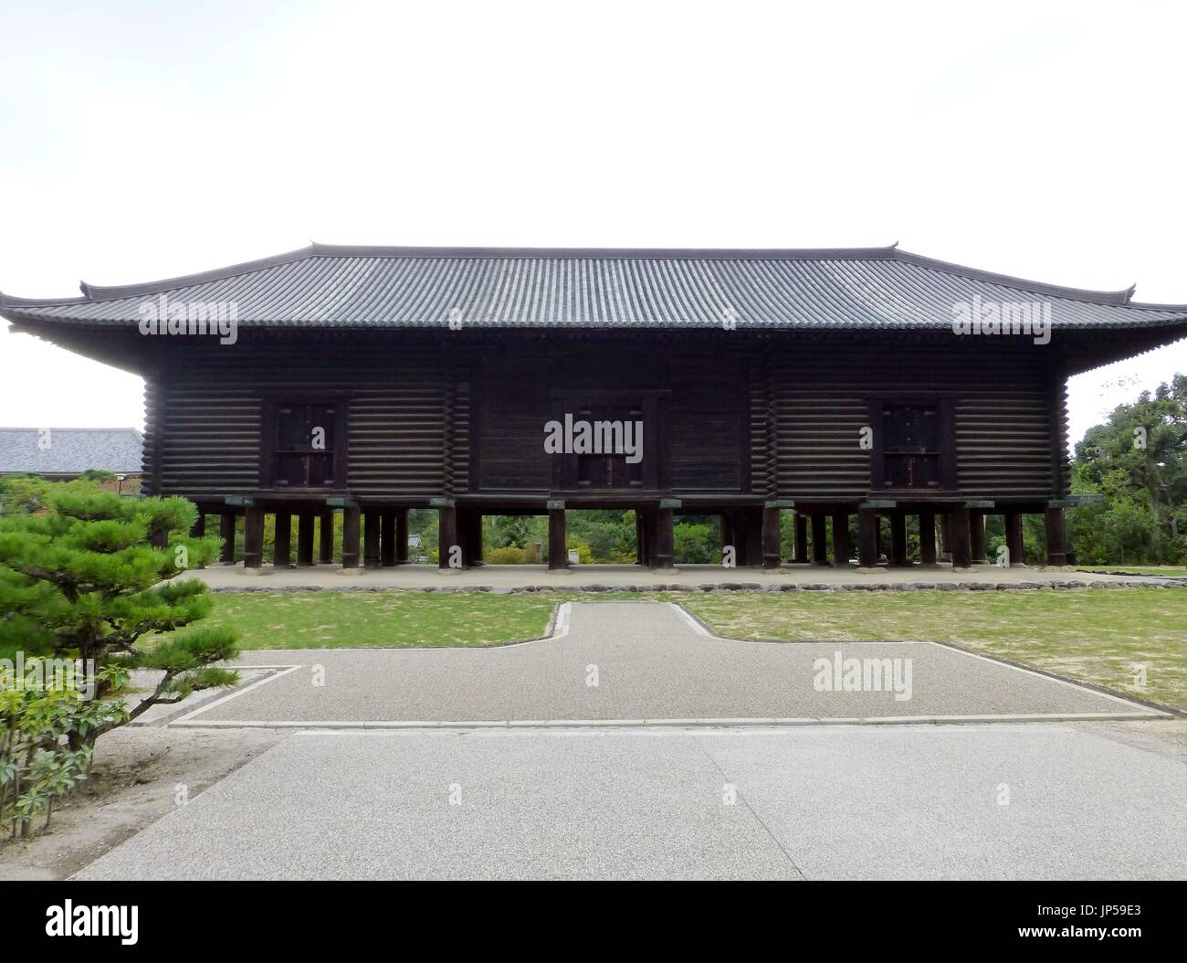NARA, Japan - The Shosoin repository, a national treasure in Nara ...