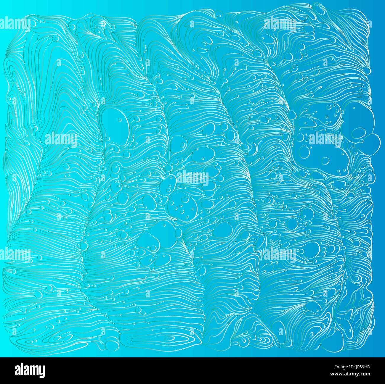 Waves hair Stock Vector Images - Alamy