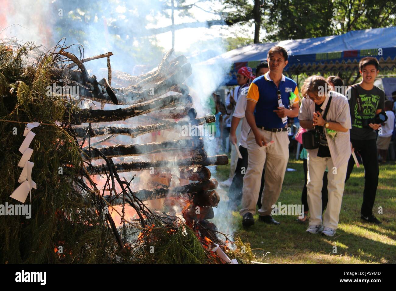 MABALACAT CITY, Philippines - The Goma Fire Ritual, an ancient Buddhist ...