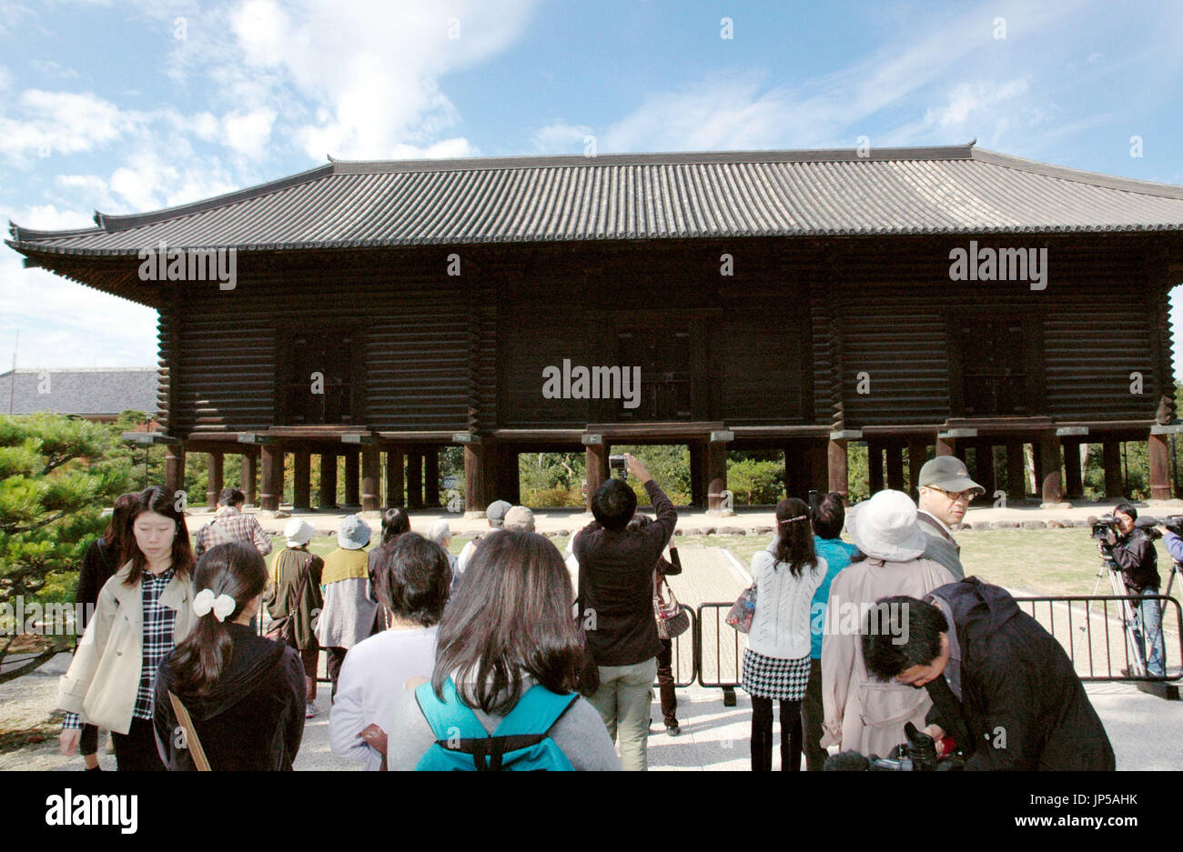 NARA, Japan - The Shosoin treasure house reopens to the public in the ...