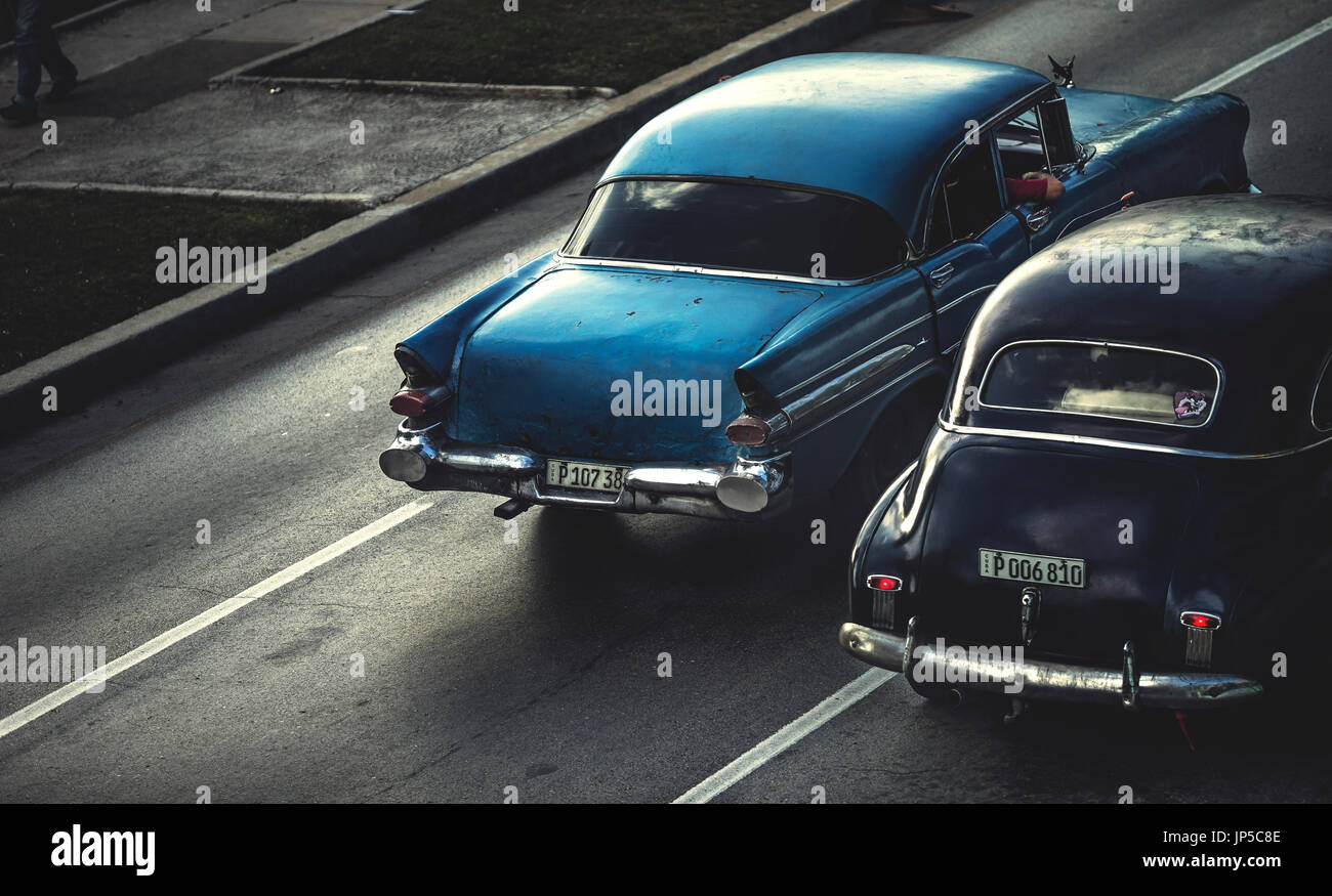 1950s cars driving hi-res stock photography and images - Alamy