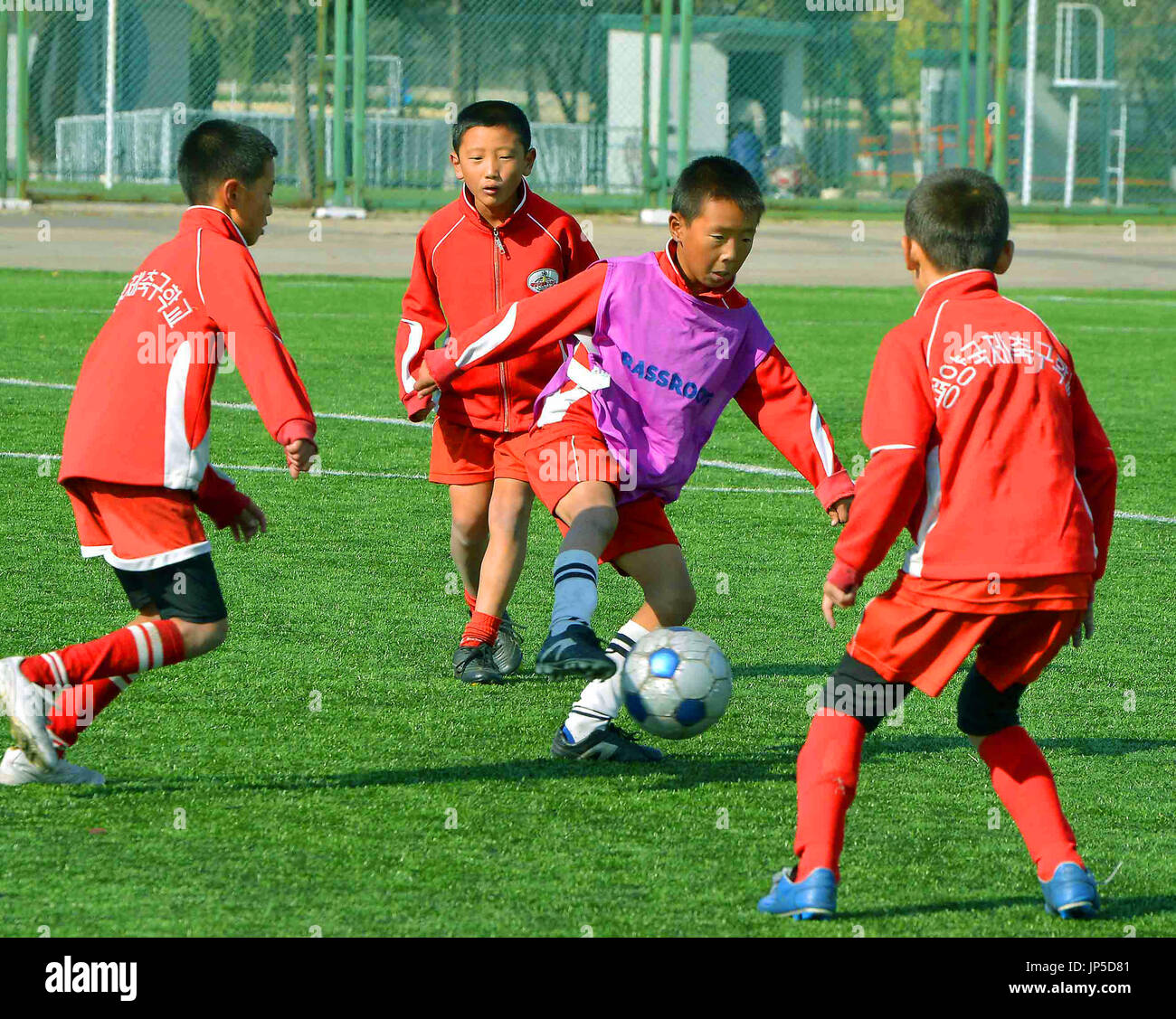 PYONGYANG, North Korea - Children practice at the Pyongyang ...