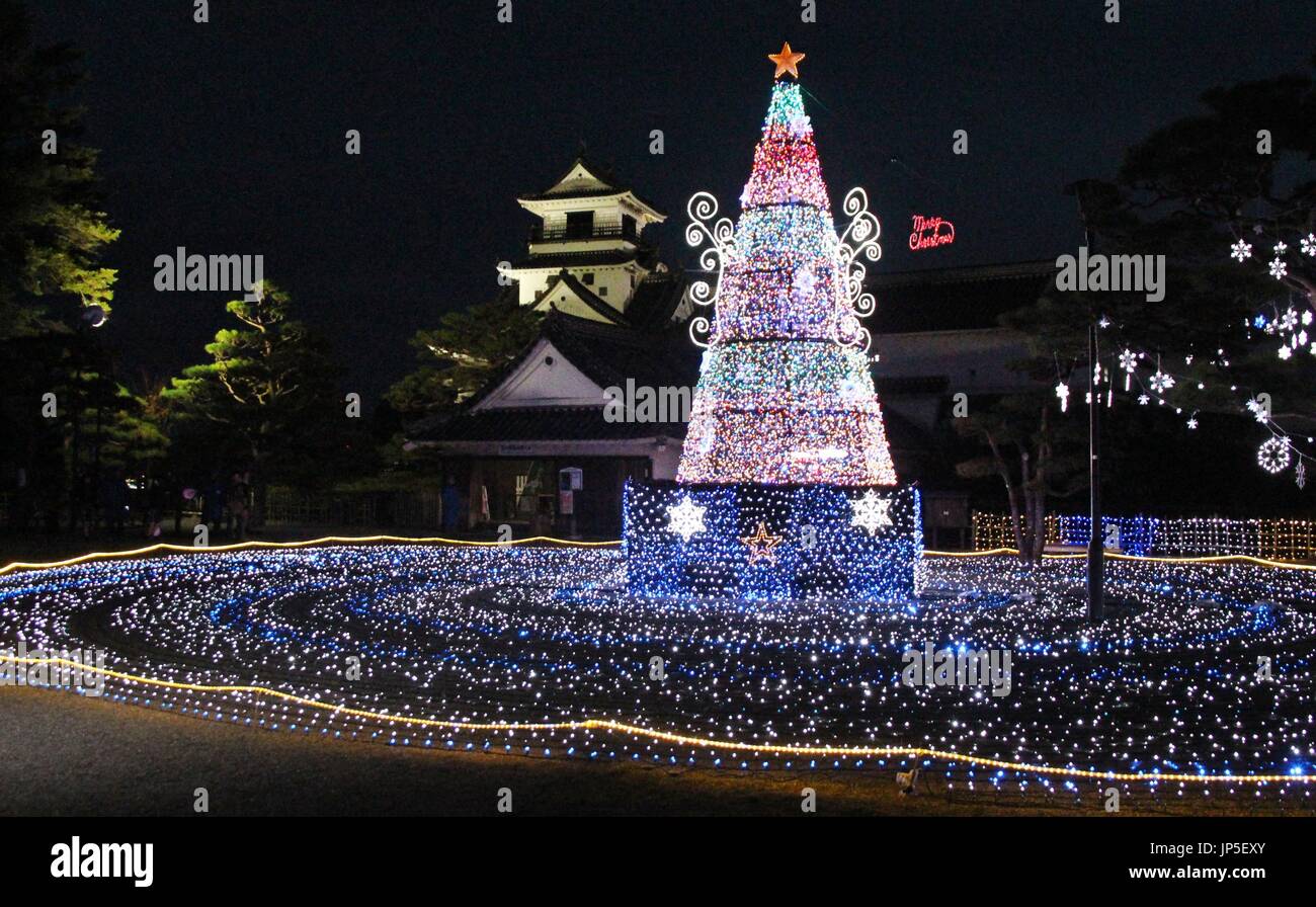 KOCHI, Japan - An 11-meter-tall object, erected around Kochi Castle's ...