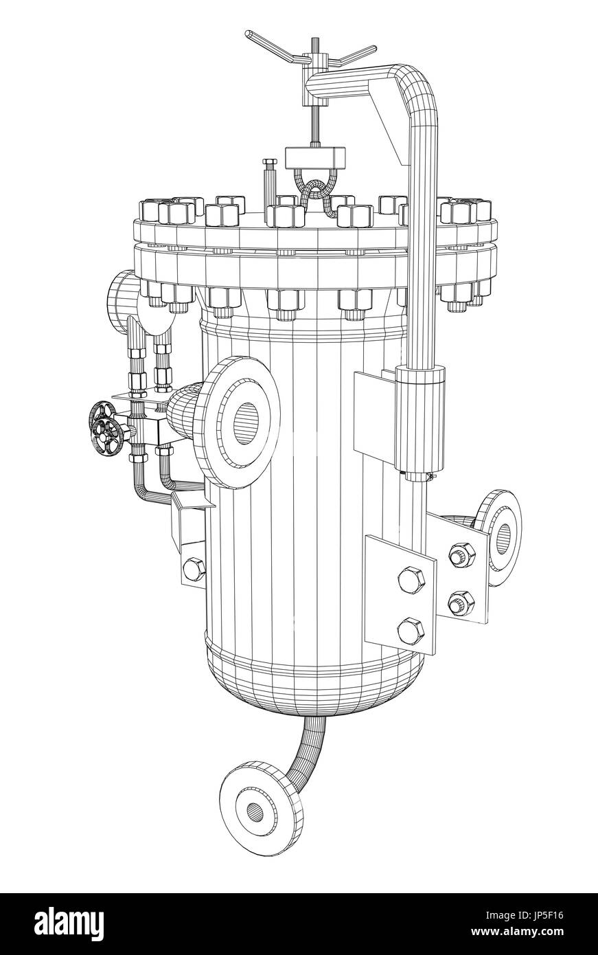 Wireframe model 3d hi-res stock photography and images - Alamy