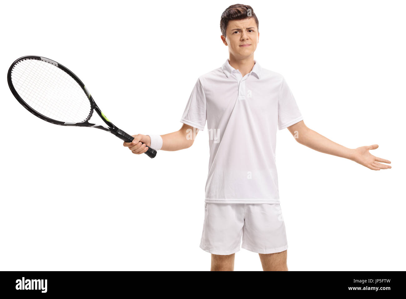 Tennis action teen Cut Out Stock Images & Pictures - Alamy