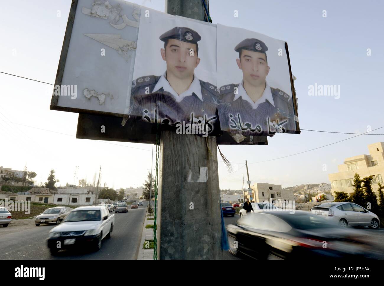 Photos of Muath al-Kasaesbeh, a Jordanian military pilot believed to be ...