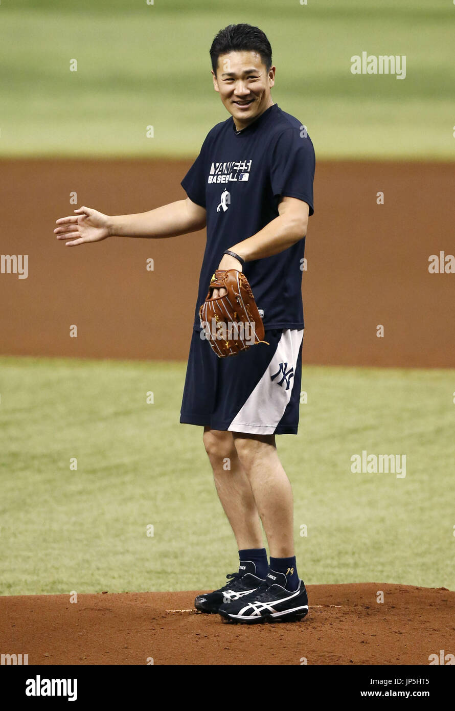 ST. PETERSBURG, Florida - New York Yankees right-hander Masahiro Tanaka ...