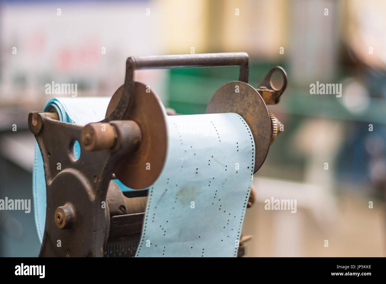 Some impressive old printing equipment on display at the industrial ...