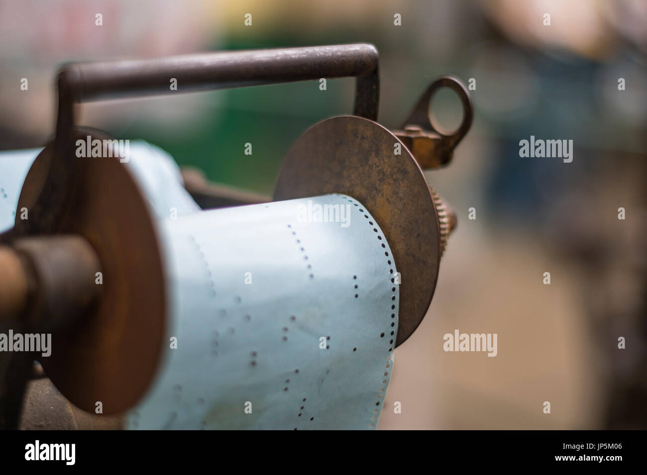Some impressive old printing equipment on display at the industrial ...