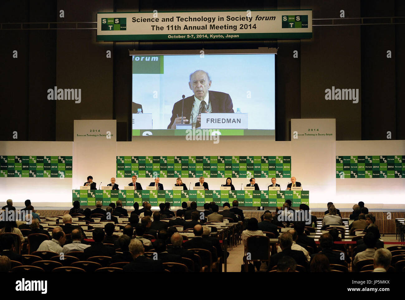 KYOTO, Japan - Researchers from around the world attend a plenary ...