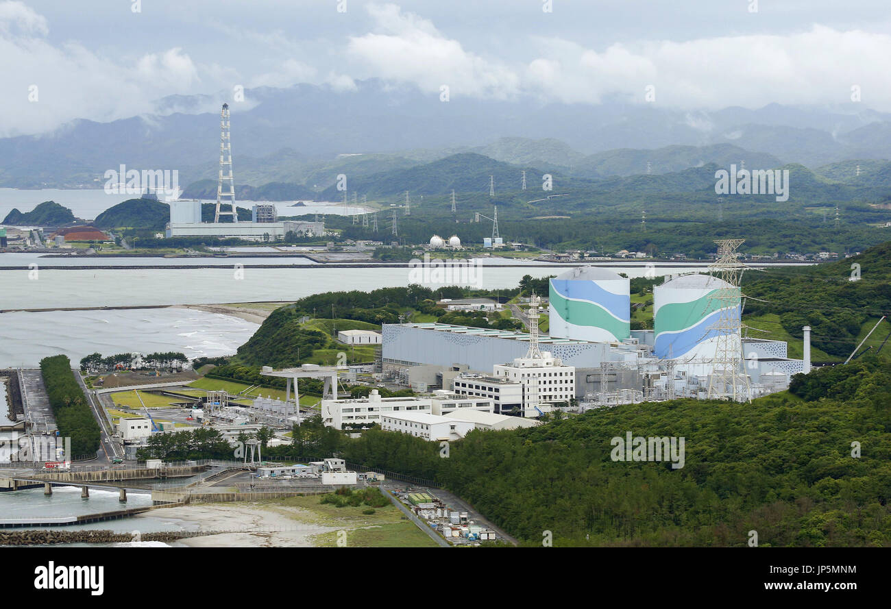FUKUOKA, Japan - The Sendai Nuclear Power Station operated by Kyushu ...