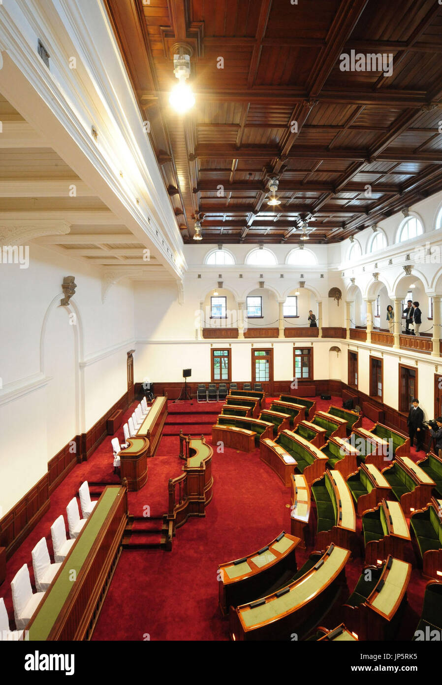 KYOTO, Japan - The former chamber of the Kyoto prefectural assembly, a ...